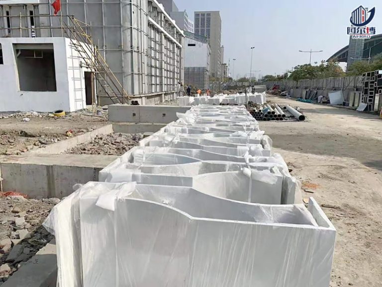 一键解析GRC构件的安装步骤 - 阿尔博装饰,GRC,UHPC,HPC,EHPC,建筑板材,建筑装饰,建材装饰,树池坐凳,透光混凝土,清水混凝土